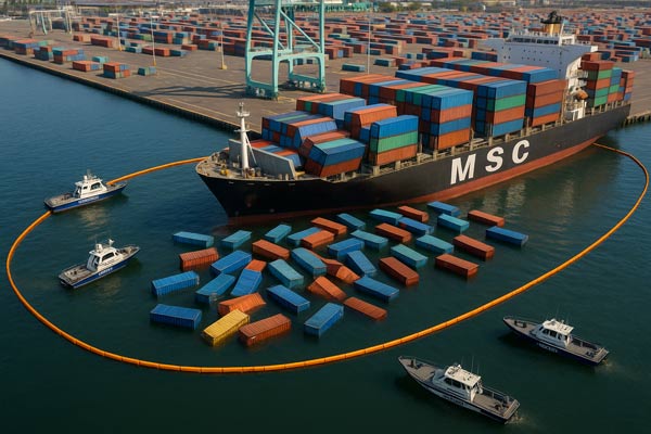 gCaptain Article: Salvage Progresses After Container Collapses in Long ...